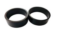 China Custom Neodymium Bonded NdFeB Ring Magnets Compression Molding N52 Grade 60C to 200C for sale