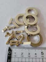 China NdFeB Neodymium Iron Boron Permanent Magnet Ring Radial Orintation for sale