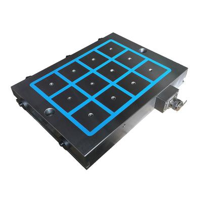 China Electro Permanent Magnetic Chuck 300x400mm 70x70mm Pole Clamping Force 20 kg/cm2 for sale