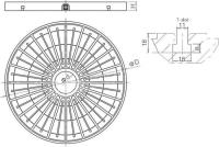 China Electro Permanent Round Magnetic Chuck X71 Series 220V 480V for CNC Lathe Grinder for sale