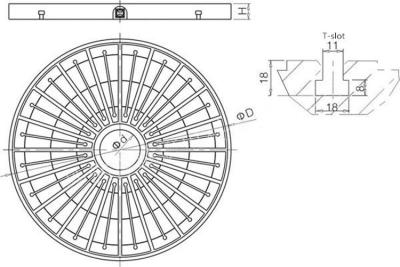 China Electro Permanent Round Magnetic Chuck X71 Series 220V 480V for CNC Lathe Grinder for sale