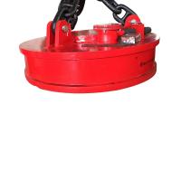 China MW5 4.8T Magnetic Hoist Lift Electro Lifting Magnets For Crane Steel Handling for sale