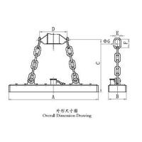 China MW84 4800kg Electromagnetic Lifter For Medium Thick Plate for sale