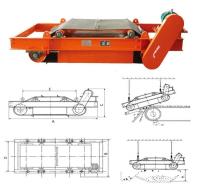 China RCDD 500mm Belt Self Dumping Electromagnet Iron Remover for sale