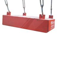 China RCDG Self Cooling Rectangular Electromagnetic Iron Remover 120mT to 500mT for Conveyor Belt for sale
