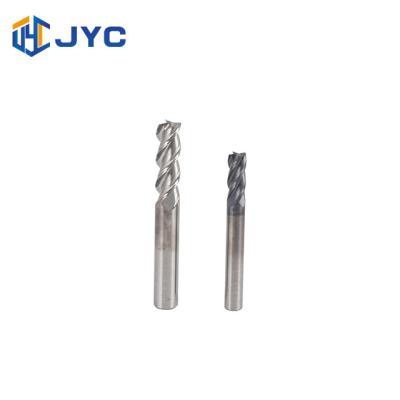 China Solid Carbide 4 Flute Rough End Mill 40mm CNC Cutting Bit for Hardened Steel HRC 65 for sale