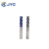 China 4 Flutes Roughing End Mill Carbide Precision Tools 60 HRC for sale