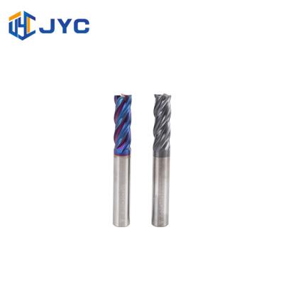 China 4 Flutes Carbide Milling Cutters CNC Process Roughing End Mill for sale