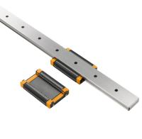 China FBSS12WL 24mm Mini Stainless Steel Linear Guide Rails With Carriage Block for sale