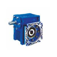 China NRV040 Worm Gearbox Double Shaft , 120W Worm Reducer Gearbox for sale