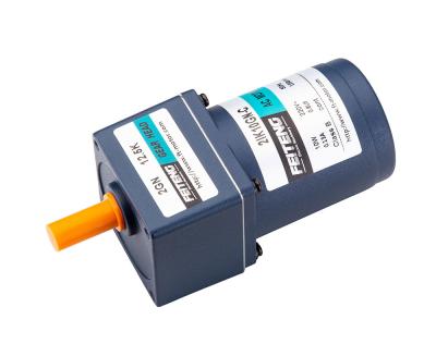 China 1Phase 220v Small AC Gear Motor 15w 70mm 1250rpm Gear Motor for sale