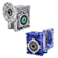 China 17.5-186.7Rpm Worm Gear Reducer Power 0.1-0.4KW NRV030 Shaft Input for sale