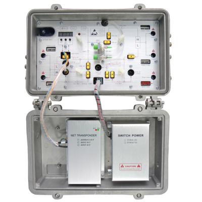 China 2 Way Design Fiber Optic Node Receiver Optical Workstation GWS1000H4J-F++ for sale