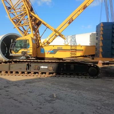 China 350 Ton Crawler Crane Used XCMG 52m Boom Telescoping Crawler Crane for sale