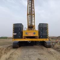 China Second Hand Crawler Cranes with 7~19m Fixed Jib Length 3 Section Jib Boom and 450 KW Engine Power for sale