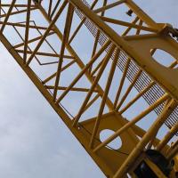 China 24-84 M Tower Jib Length Hydraulic Crawler Crane With 0-3rpm Rotation Speed And 35% Max Gradeability for sale