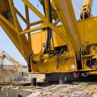 China Hydraulic Crawler Crane with 800 Liters Fuel Tank Capacity 300 Tons Maximum Lifting Capacity and 91 Meters Max Lifting Height for sale