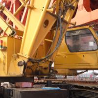 China Used Crawler Crane with 16-73m Main Boom Length 30% Maximum Gradeability and 175/220kw/RPm Rated Power for sale