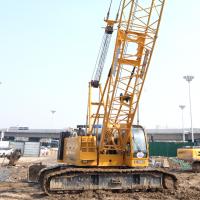 China 58m Boom Crawler Crane 85T Used Crawler Crane XCMG XGC85 Safety for sale