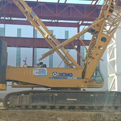 China XCMG 200T Used Mobile Crawler Crane With Boom 17.1m - 91.4m for sale