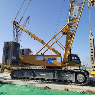 China Used 13.5m - 91.4m Boom Crawler Crane Durable  PLC Control System 1.6km/H for sale