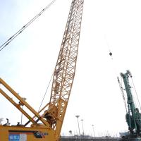 China Used XGC 300T Crawler Crane 18-96m Boom Heavy Lift Crawler Cranes for sale