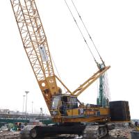 China Used Crawler Crane with 100ton Rated Loading Capacity, 350 KW Engine Power, and 9592 Hours Used for Heavy Lifting Projects for sale