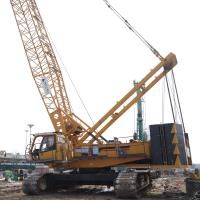 China 350 KW Engine Power Used Crawler Crane with 100ton Rated Loading Capacity and 24-96m Boom Length for sale