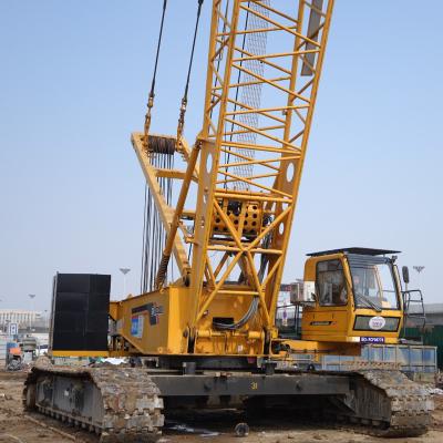 China Electronic Proportional Control Hydraulic Crawler Crane with 128/153kW Engine and 91m Max Lifting Height for sale
