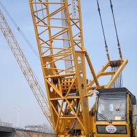 China Used Crawler Crane with 100ton Rated Loading Capacity 9-18 M Fly Job Length and 350 KW Engine Power for Construction Sites for sale