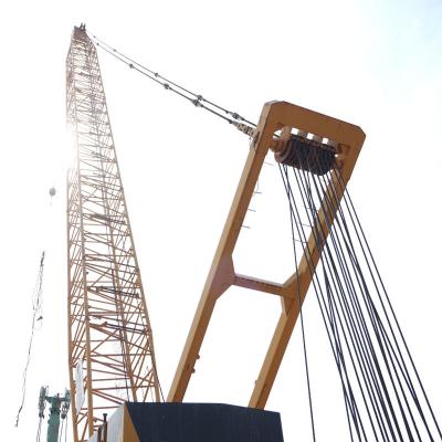 China Used Crawler Crane with 100 Ton Rated Loading Capacity 10-50 Meters Jib Length and Steel Tracks for Construction for sale