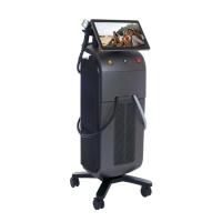 China DFLASER Beauty Equipment  Ice Titanium Platinum Dual Connectors Diode Laser 755+808+1064 Hair Removal for sale