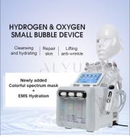 China Small H2O2 Hydrafacial Machine , Facial Aqua Bubble Hydro Dermabrasion Machine for sale