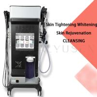 China Oxygen Facial Hydra Beauty Machine 8 In 1 Ultrasonic RF Cooling Hammer Equipment for sale