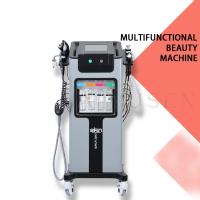 China Oxygen Facial Hydra Beauty Machine 8 In 1 Ultrasonic RF Cooling Hammer Equipment for sale