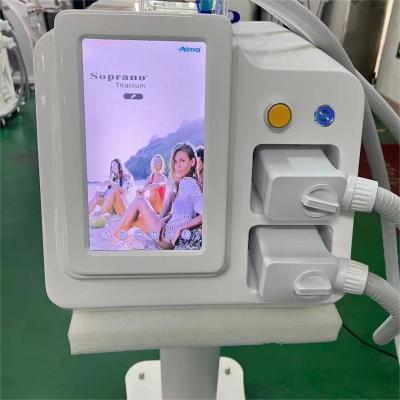 China 755 808 1064 Diode Laser Machine For Hair Removal 2000W Ice Painless 4K Screen for sale