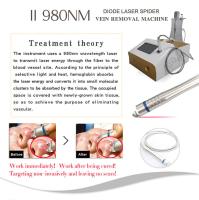 China Diode Laser Spider Vein Removal Machine Air Cooling Nail Fungus Treatment 980nm for sale