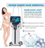 China Customizable Fluence Diode Laser Hair Removal Machine 1200W Power for sale