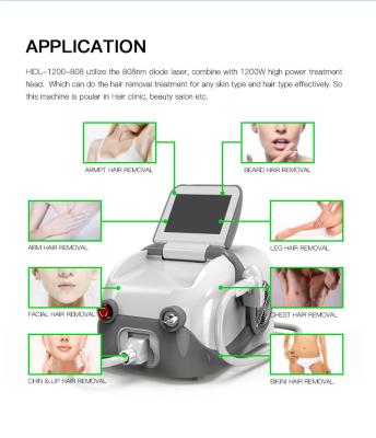 China 2000w Power Rating Diode Laser Hair Removal Machine With Customized Logo for sale