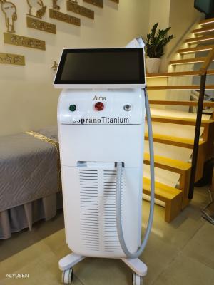 China Diode Laser Hair Removal Machine Integrated Precombustion Power Supply 1600W Handle Power for sale