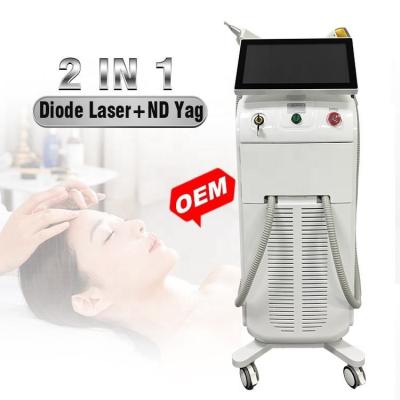 China Titanium 2 In1 Multi Functional Laser Beauty Machine Adjustable Cooling System 60 Million Shot Times for sale