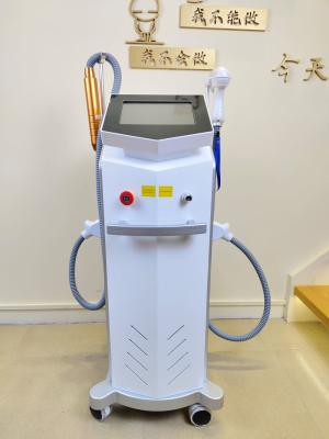China Professional Stationary 755 808 1064nm Diode Laser Hair Removal Machine with Semiconductor Refrigeration for sale