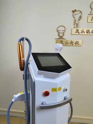 China 755/808/1064 NM STANDING Diode Laser Hair Removal Machine ABS / Stainless Steel Air / Water Cooling Target Area for sale