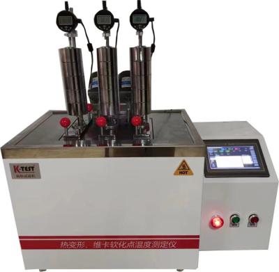 China Thermal Deformation Hdt Vicat Testing Machine Computerised With Test Stand Lifting System for sale