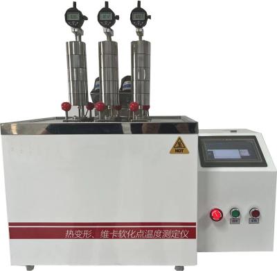 China GB/T1634 Hdt Vicat Testing Machine For Plastic Heat Deformation Test for sale