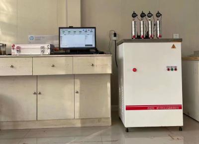 China Speed 120℃/H Hdt Vicat Testing Machine For Ebonite And Long Fibre Reinforced Composites for sale