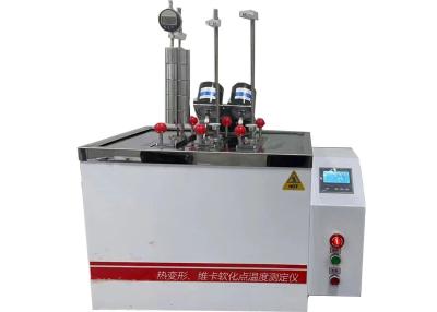 China Determination Of Vicat Softening Temperature Of Plastic Rate A 50℃/h Rate B 120℃/h for sale