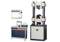 China 4 Columns Servo Hydraulic Testing Machine 0~30mm Flat Specimen Thickness for sale