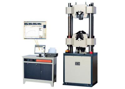 China 4 Columns Servo Hydraulic Testing Machine 0~30mm Flat Specimen Thickness for sale