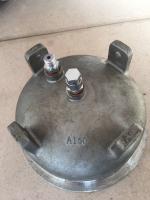 China Long Life 160mm Metal End Caps For Pipe , Pipe Pressure Testing Machine End Cap for sale